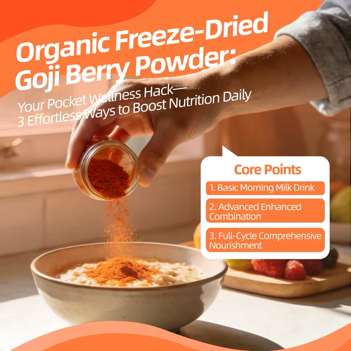 Organic Freeze-Dried Goji Berry Powder: Your Pocket Wellness Hack—3 Ef ...