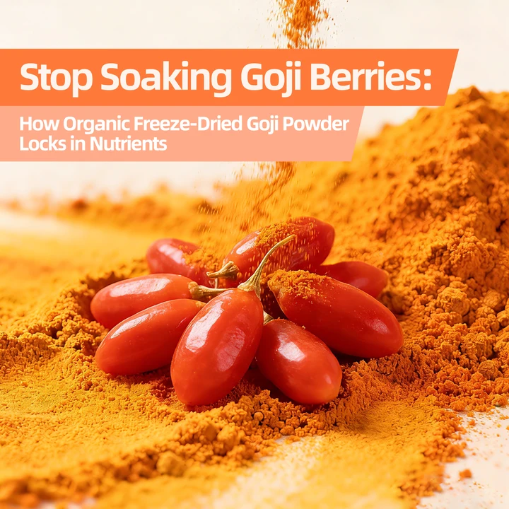 Stop Soaking Goji Berries: How Organic Freeze-Dried Goji Powder Locks ...